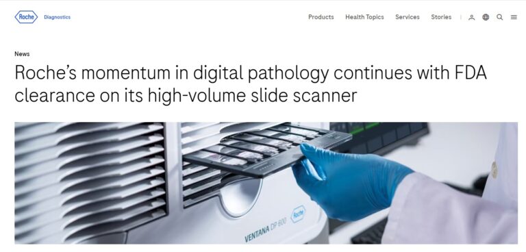 Roche’s momentum in digital pathology continues with FDA clearance on ...