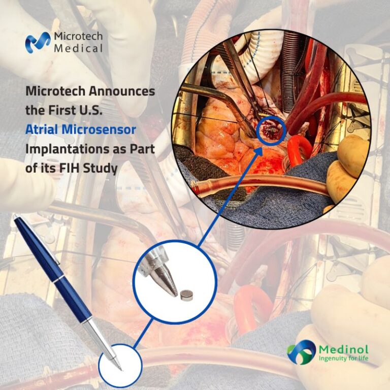 Microtech Announces the First U.S. Atrial Microsensor Implantations as ...